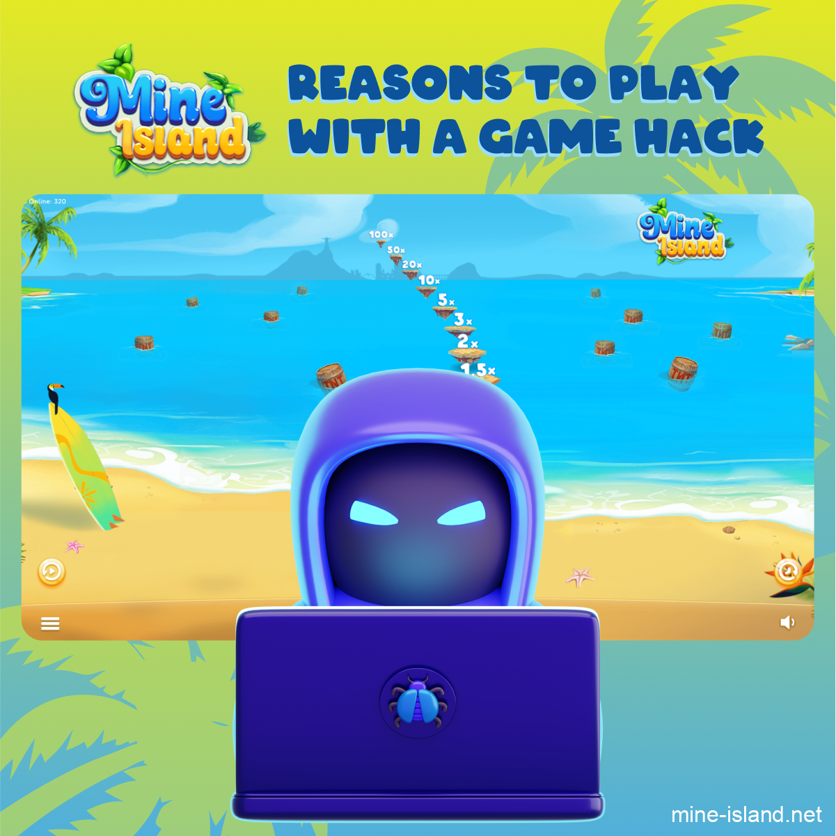 Mine Island Hack – Win up to 100x Your Bet with Predictors